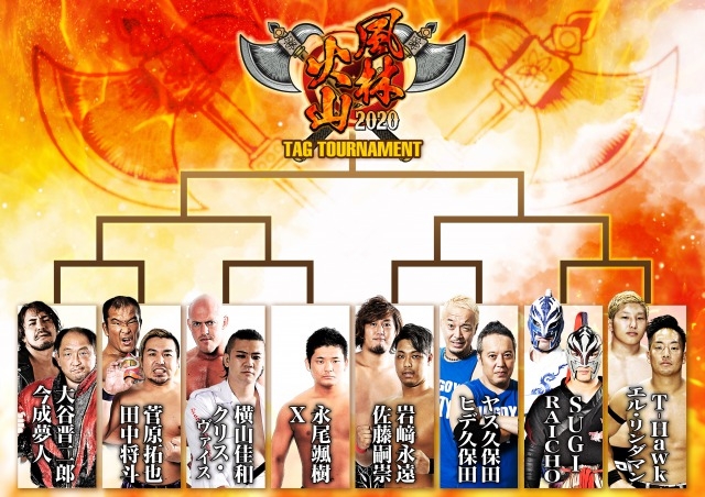 プロレスリングzero1「風林火山タッグトーナメント2020」出場チーム決定! Newscast
