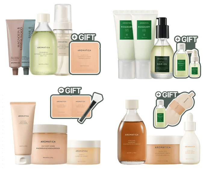 韓国人気ヴィーガンコスメブランド 「AROMATICA（アロマティカ）」がお得な福袋セット販売中！ | NEWSCAST